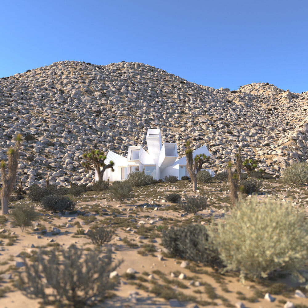Iconic Joshua Tree "starburst" shipping container home is officially on ...