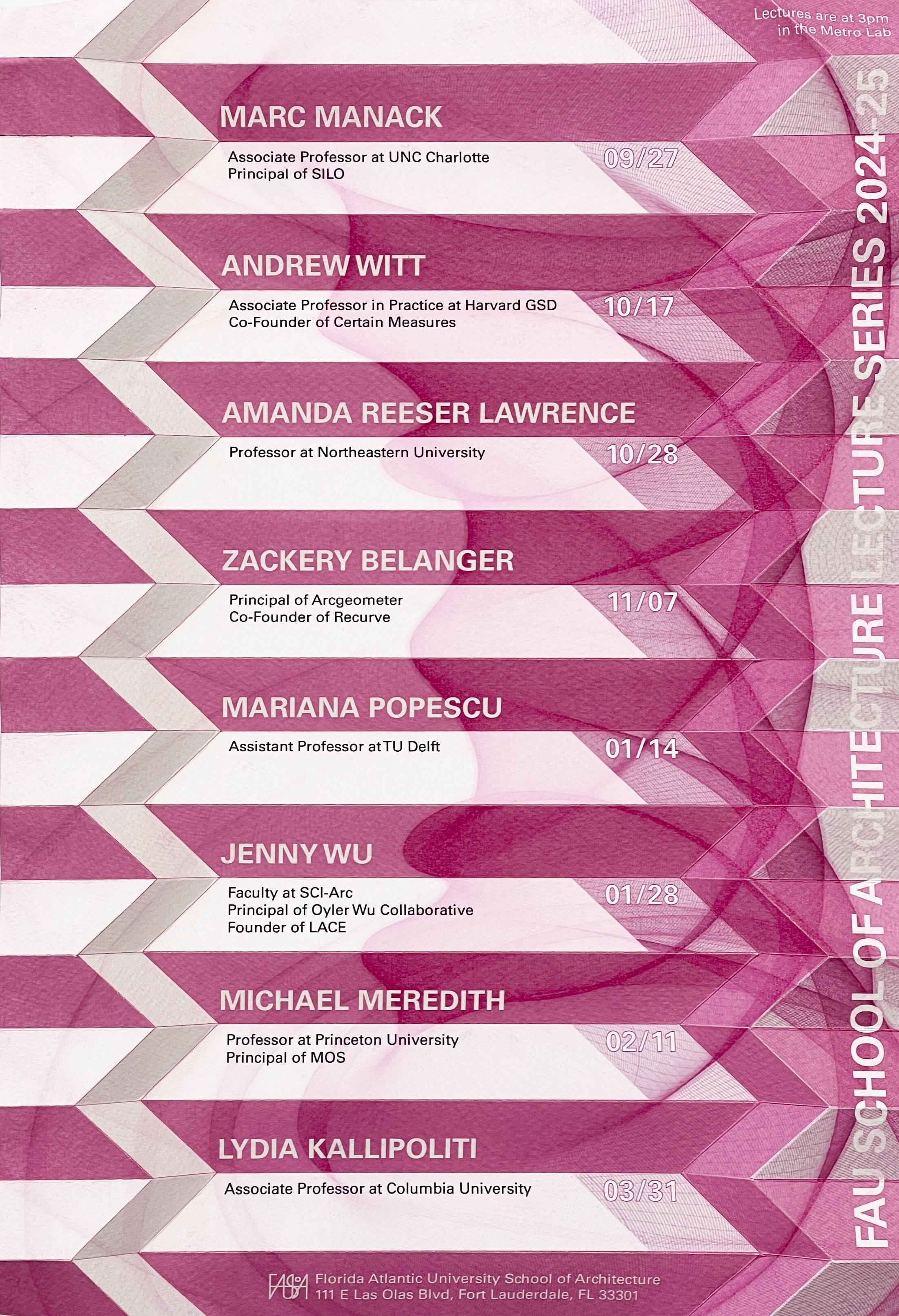 Get Lectured: Florida Atlantic University, Fall '24/Spring '25 | News ...