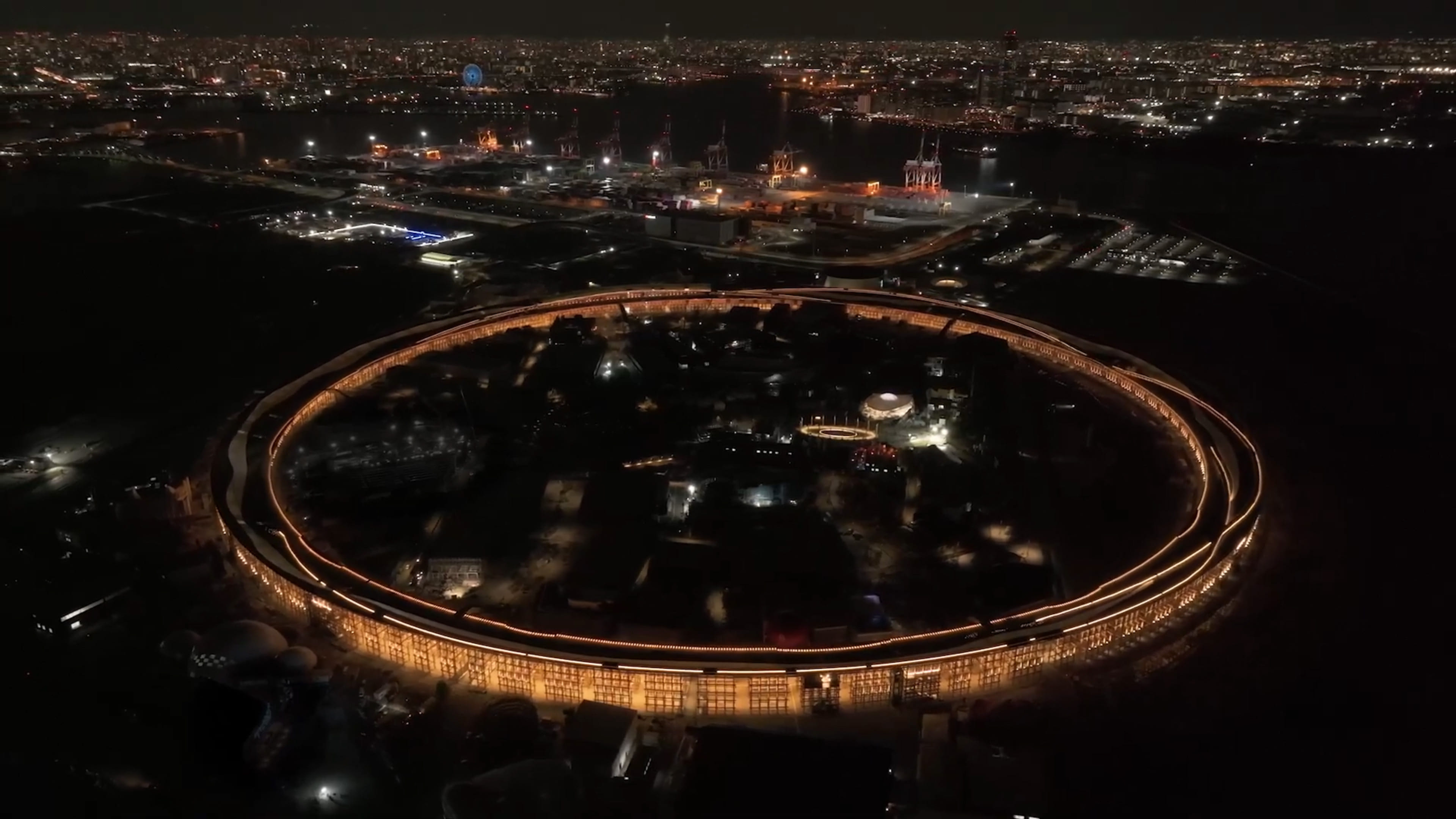 Watch the Grand Ring at Expo 2025 Osaka light up for the first time ...
