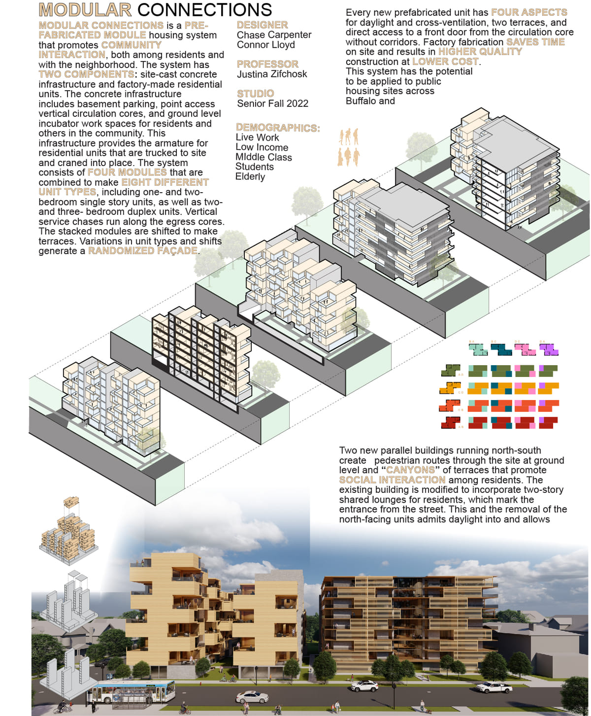 Modular Connections | chase Carpenter | Archinect