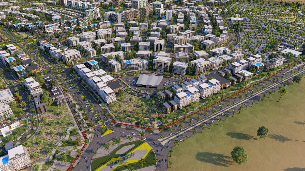 Residential District - 3D Master Plan | VisEngine Digital Solutions | Archinect