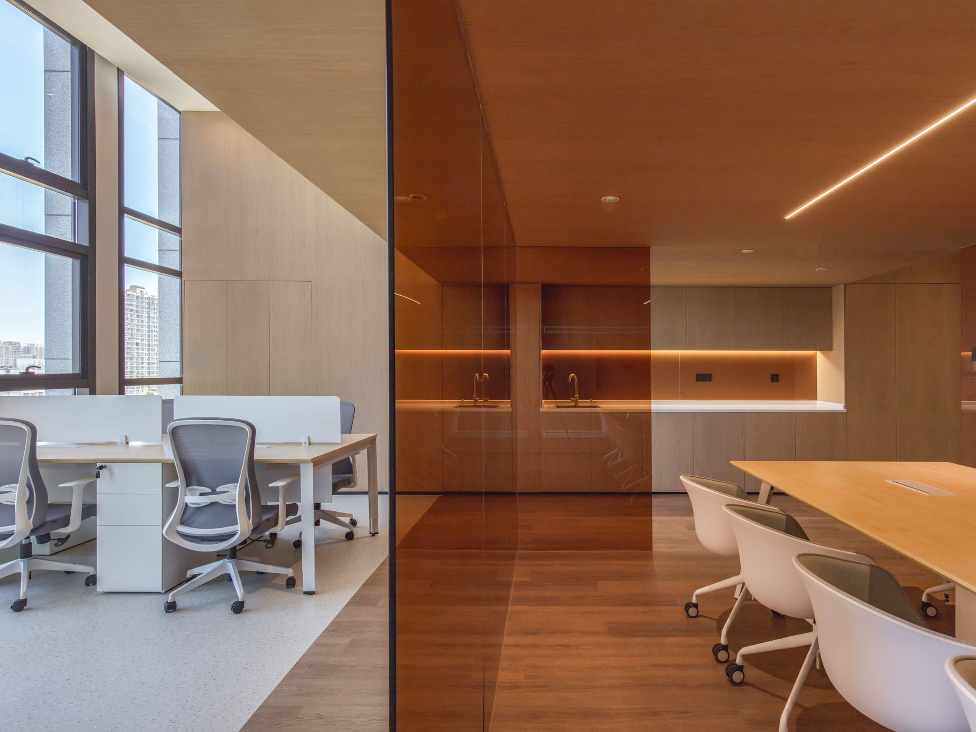 Interior design of Dongye Pengjin Kechuang | LYCS Architecture | Archinect