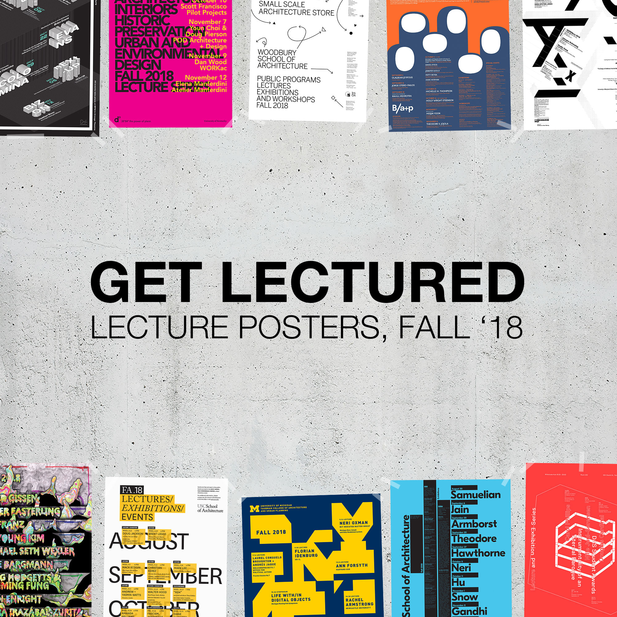 Vote now for your favorite Fall '18 architecture school lecture poster ...