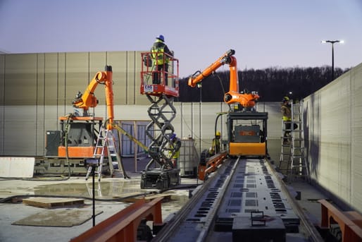 Watch these construction robots 3D print a Walmart extension in just ...