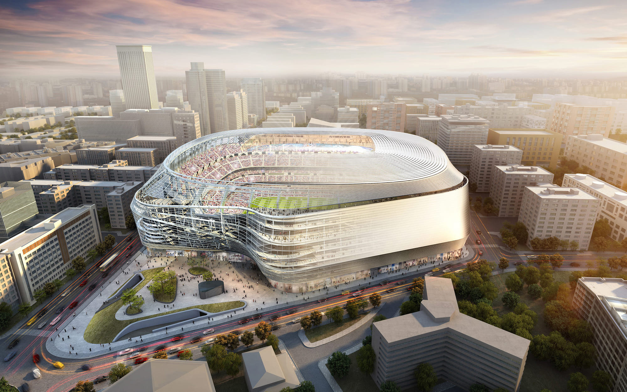 Real Madrid stadium renovation wrapped up | News | Archinect