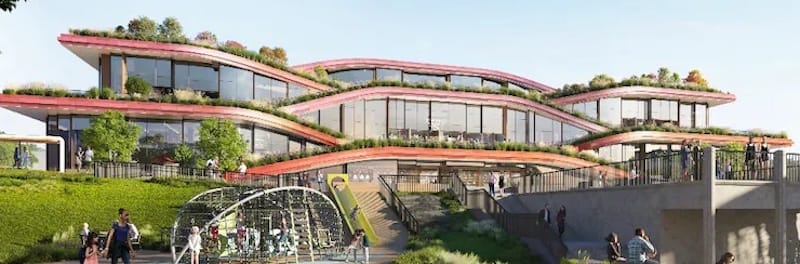 Heatherwick Studio unveils first public library design in Howard County ...