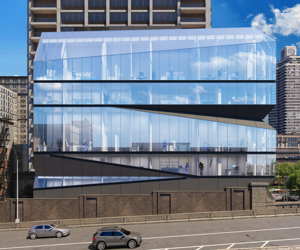 First renderings of new slim, glass-clad medical building in Manhattan ...