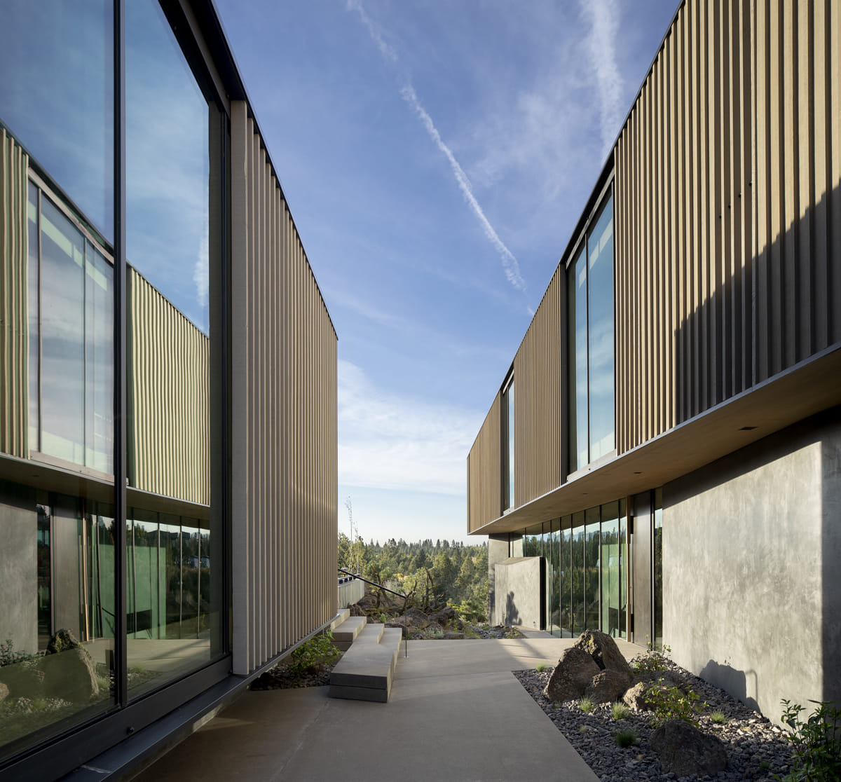 Tetherow Overlook House | Hacker Architects | Archinect