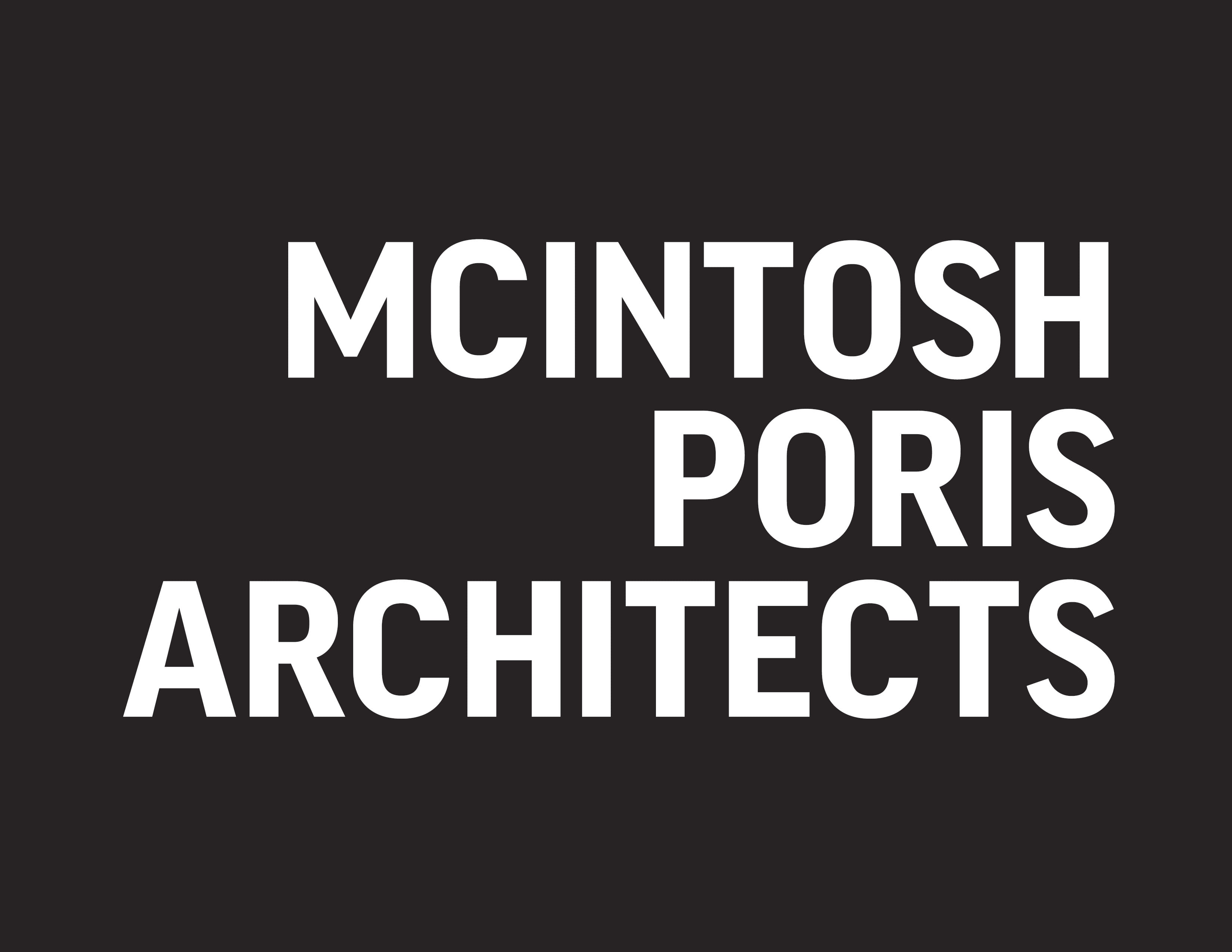 McIntosh Poris Architects | Archinect