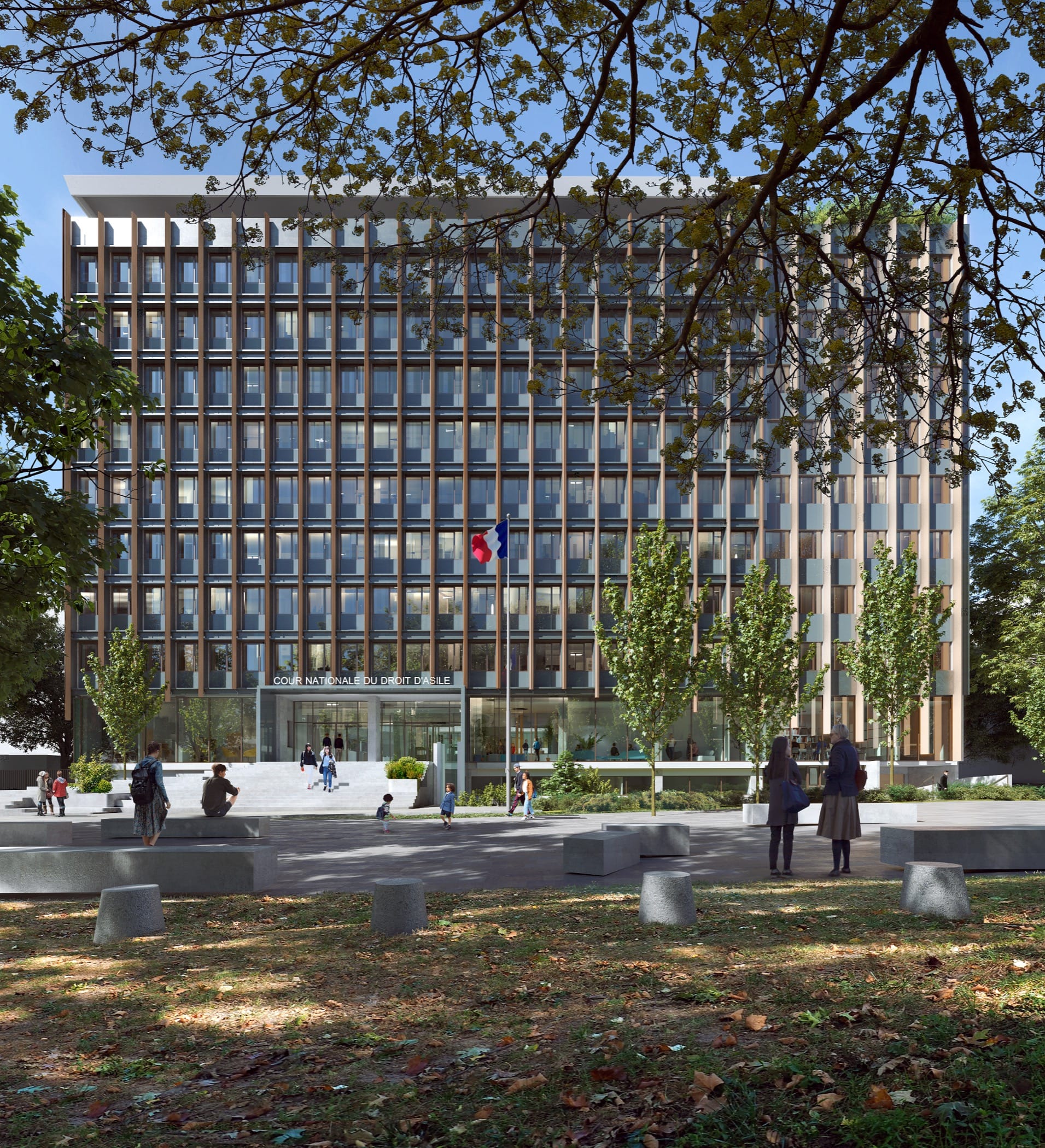 Snøhetta's design for a new French asylum court seeks to offer ‘a place ...
