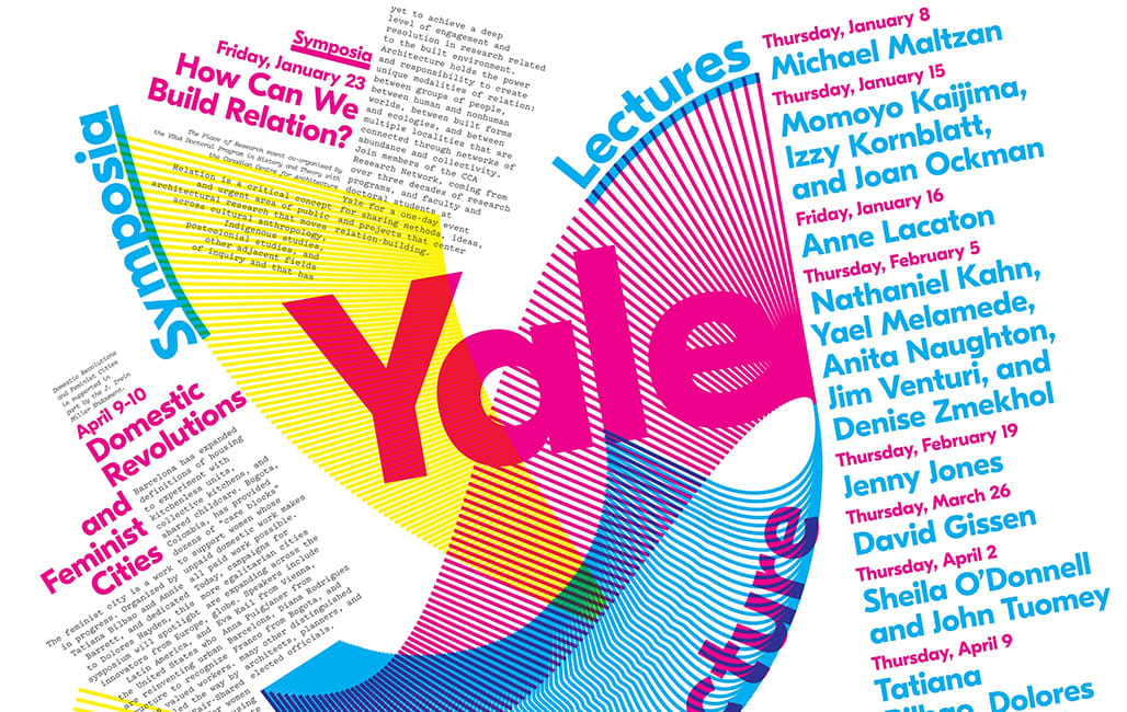 Get Lectured: Yale University, Spring '26 | News | Archinect