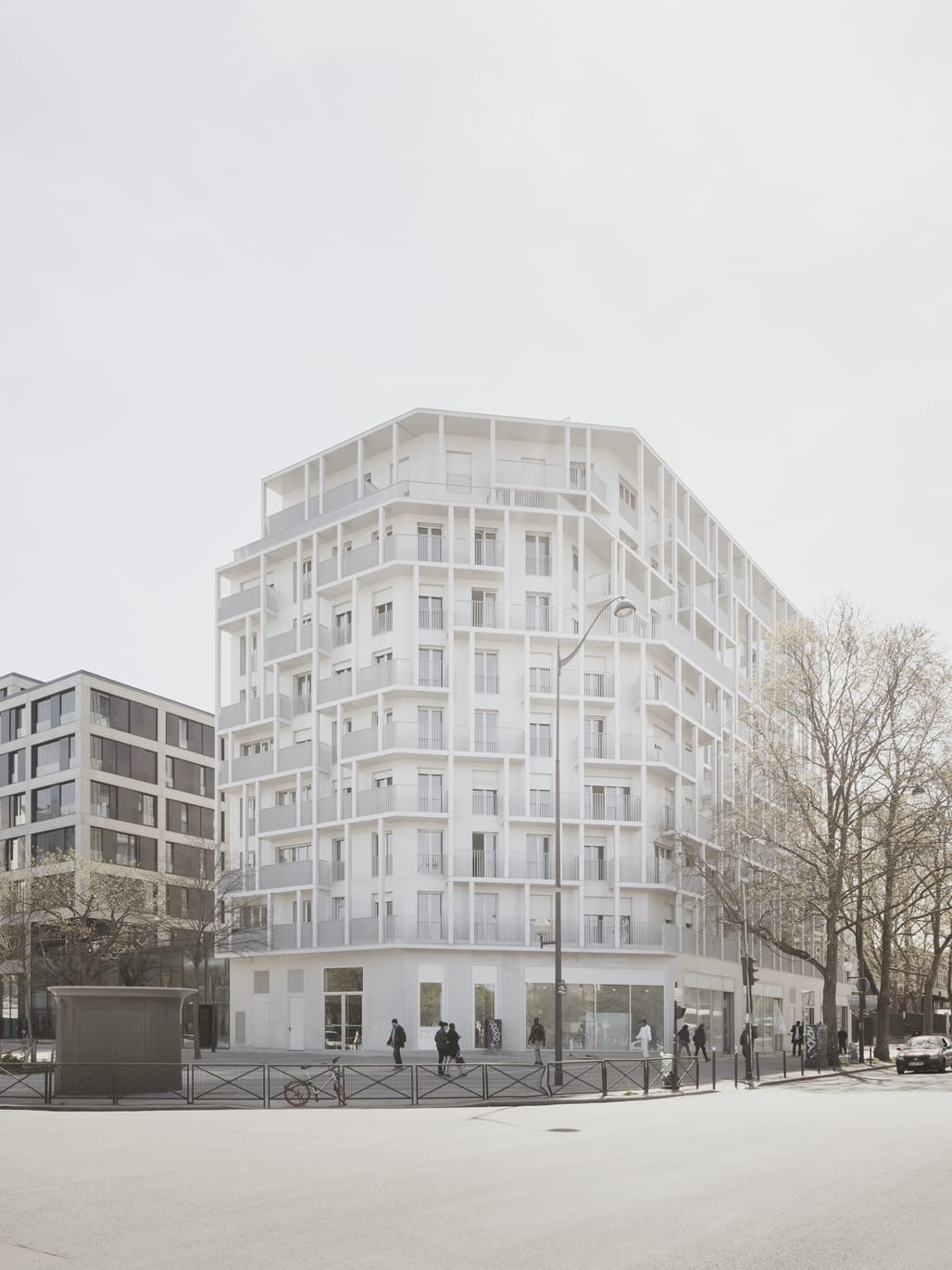 New social housing project in Paris features a balcony network design ...