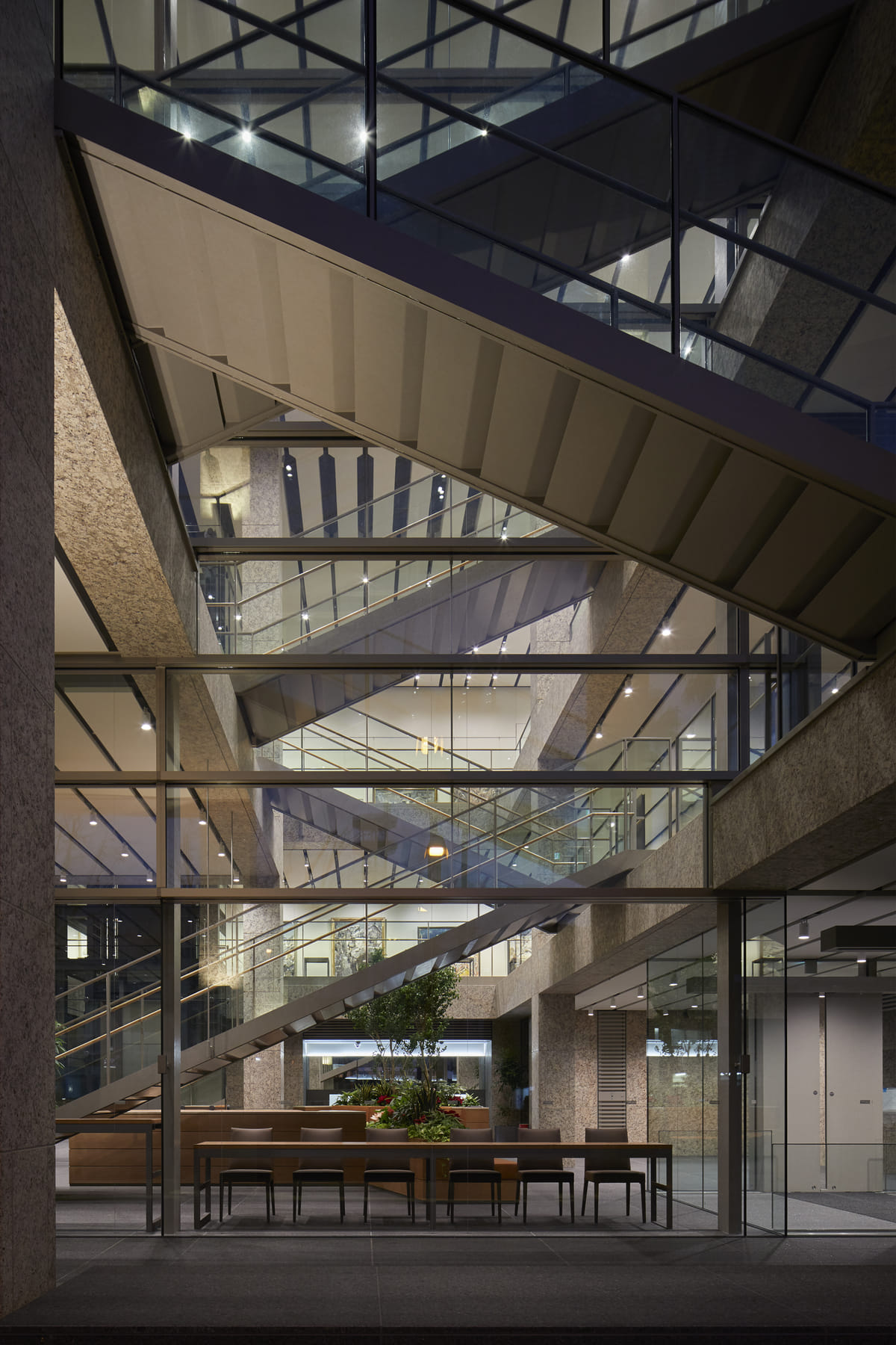 Awa Bank Head Office Sales Department Building, A Bank in a Public ...