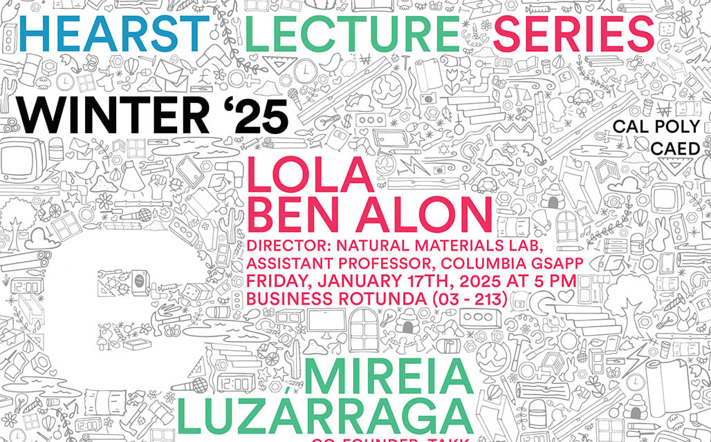 Get Lectured: Cal Poly San Luis Obispo, Winter '25 | News | Archinect