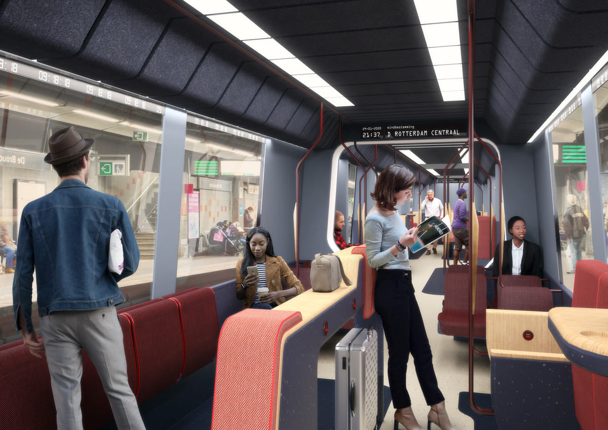 RET Metro Interior | Mecanoo | Archinect