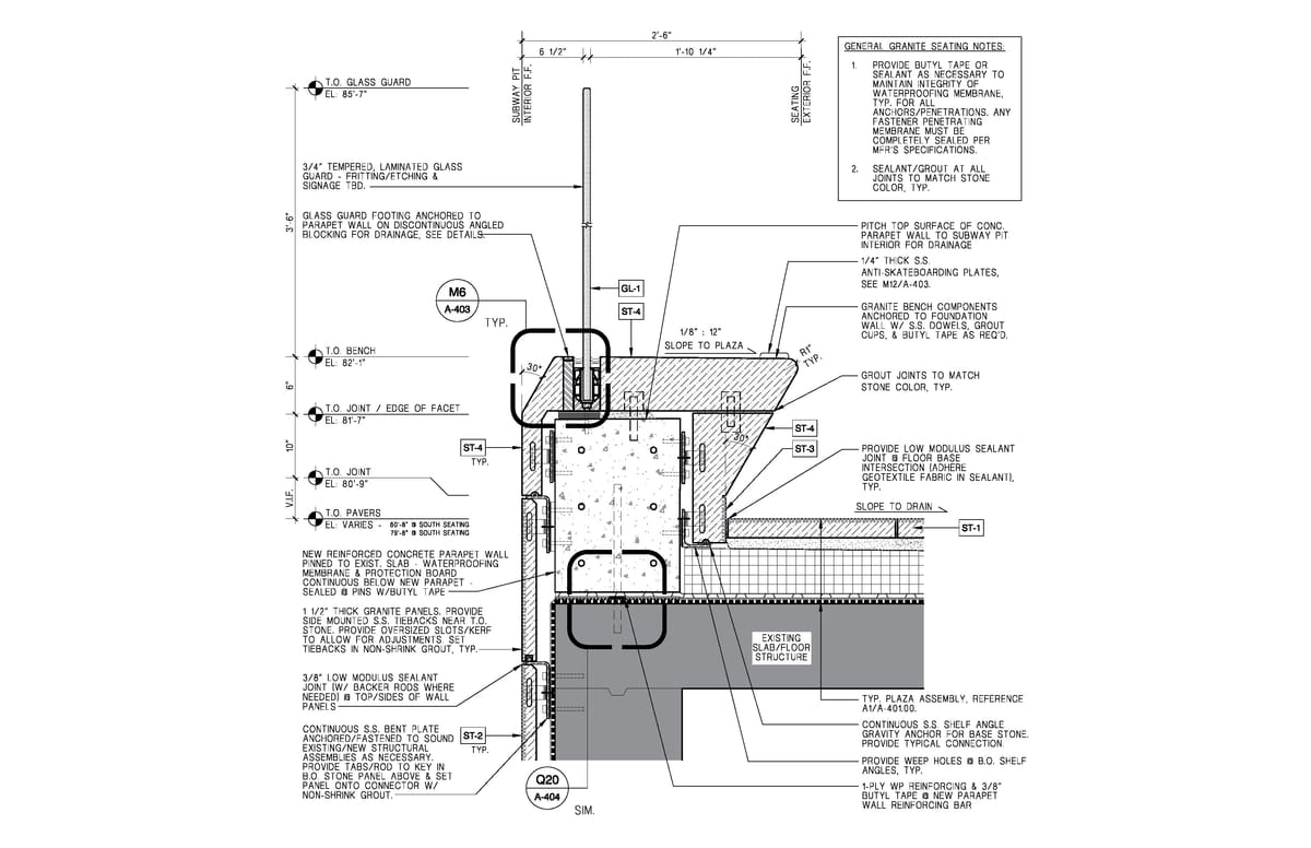 Hunter College - West Building Plaza Rehabilitation | Elemental ...