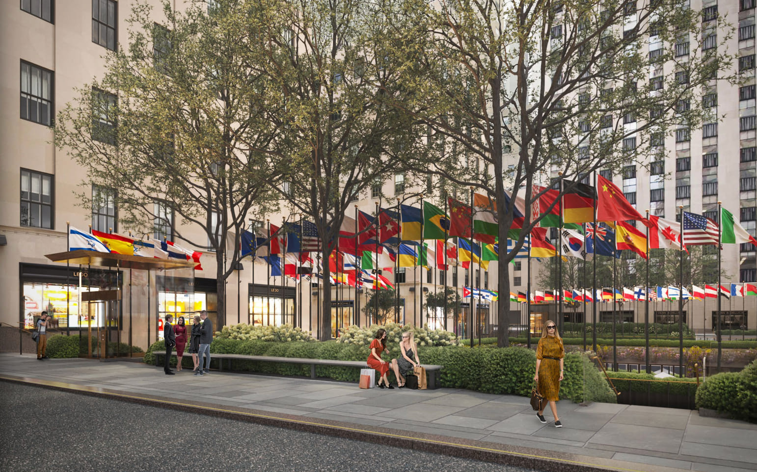 Rockefeller Center's sunken plaza could receive substantial renovations ...