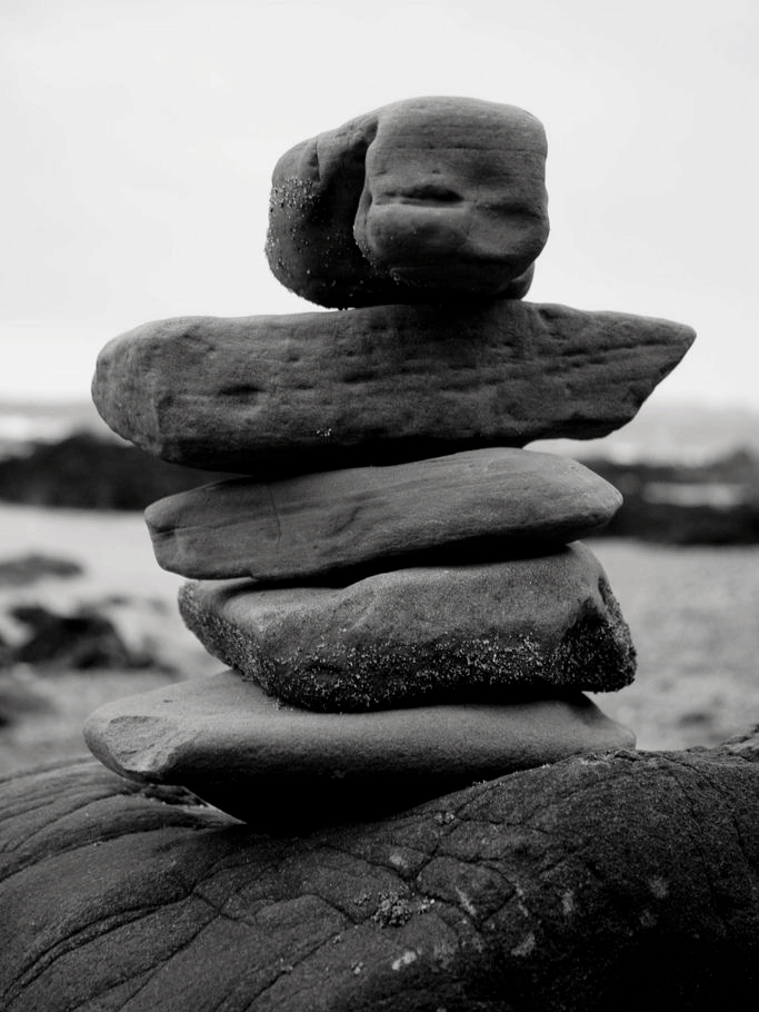 Stacked Stones Gazing Sea: “Stone Prism” at Lingshui Bay, Dalian ...