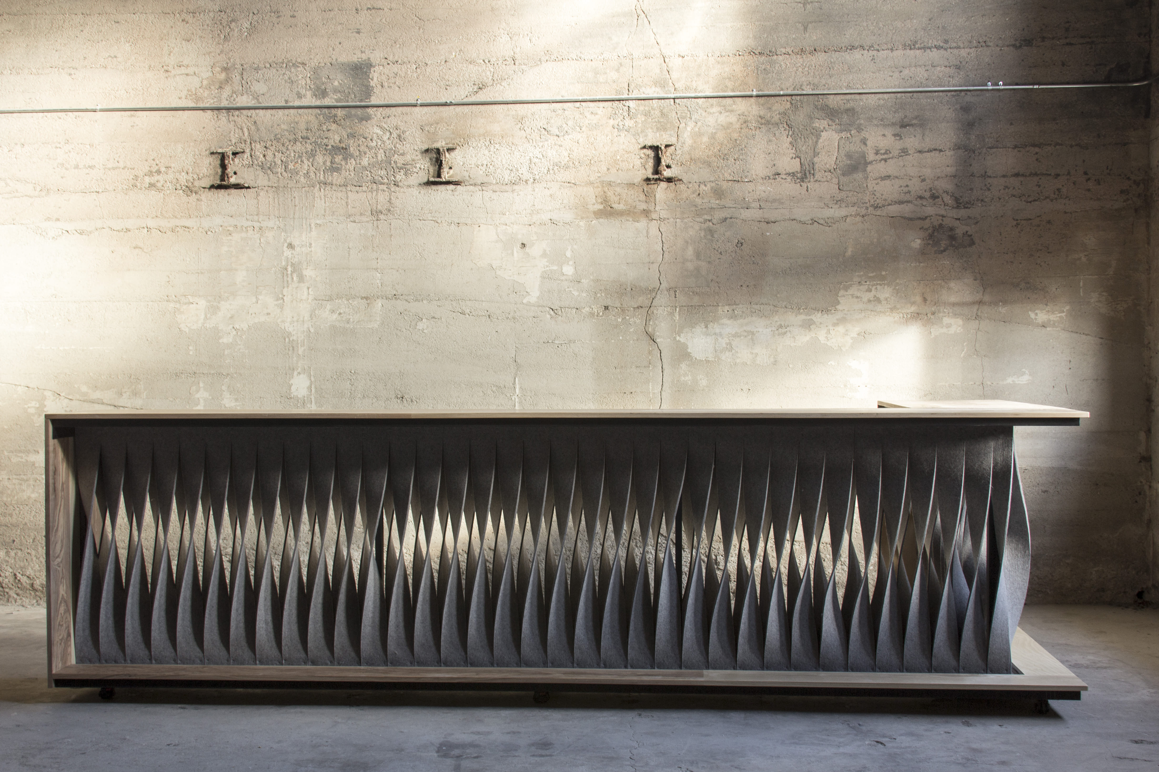 Felt Twist Counter | SYNECDOCHE | Archinect