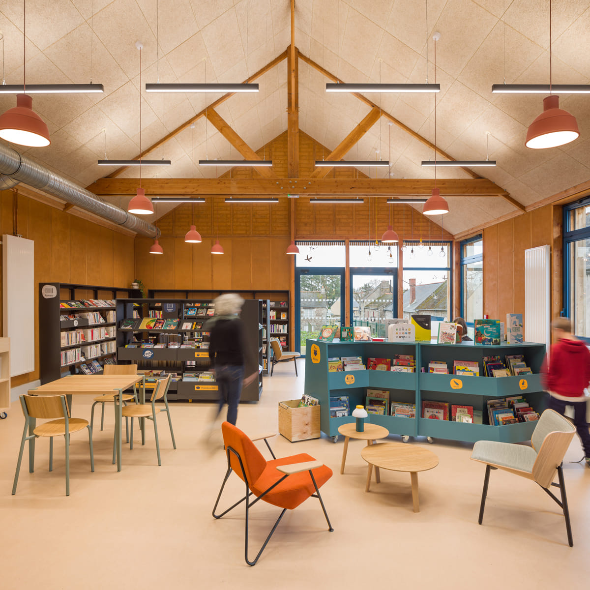 MEDIA LIBRARY AND EARTH-BASED THIRD PLACE | Celeste architecture ...