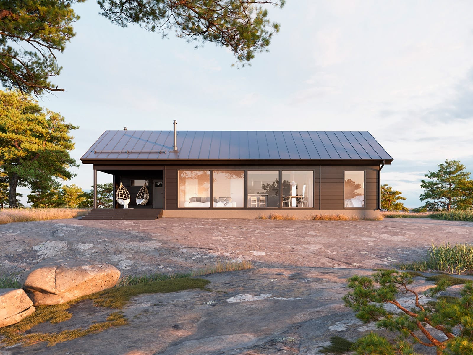 A Finnish architect unveils a new cottage design before stepping into ...