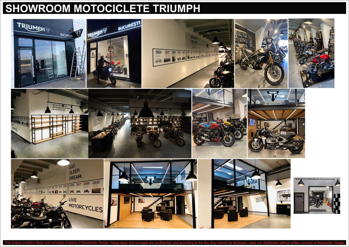 TRIUMPH Motorcycle Showroom | RALUCA RUGINA | Archinect