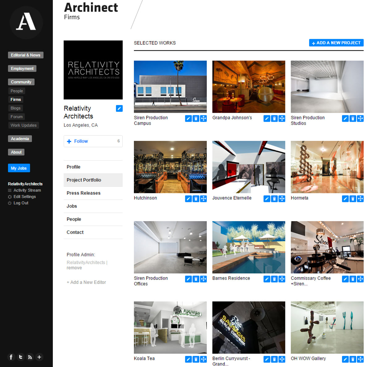 RA Website and Branding | Kristina Miller | Archinect