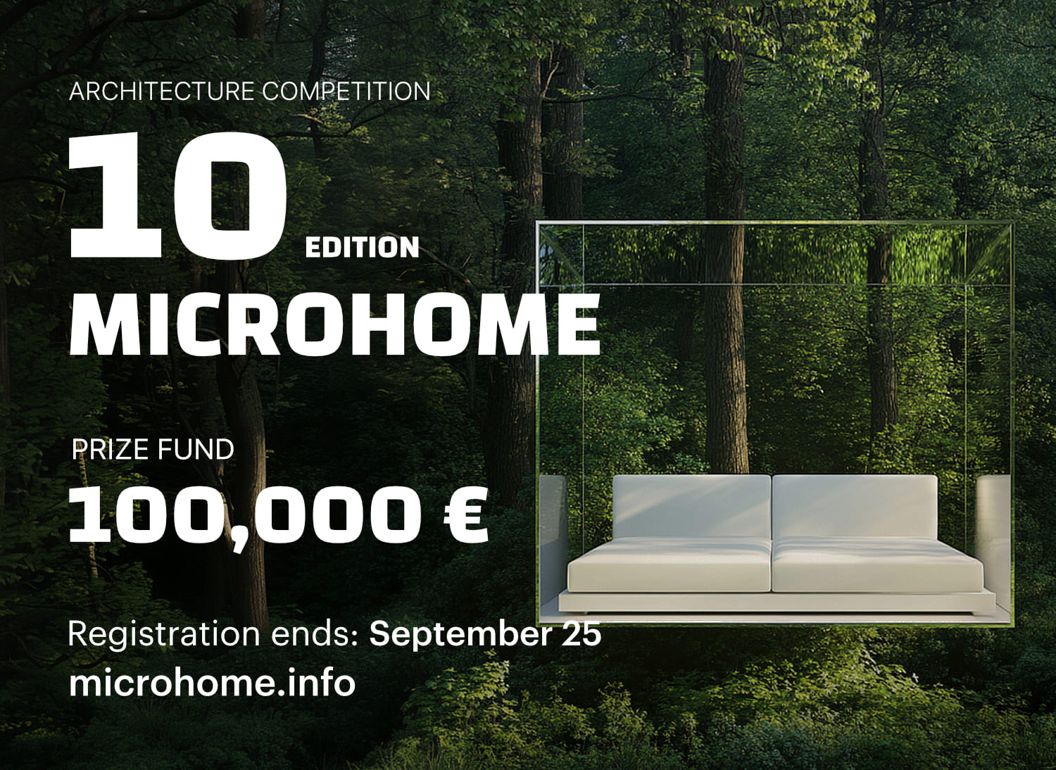Design a new small-scale home concept in the 10th edition of MICROHOME in partnership with ...