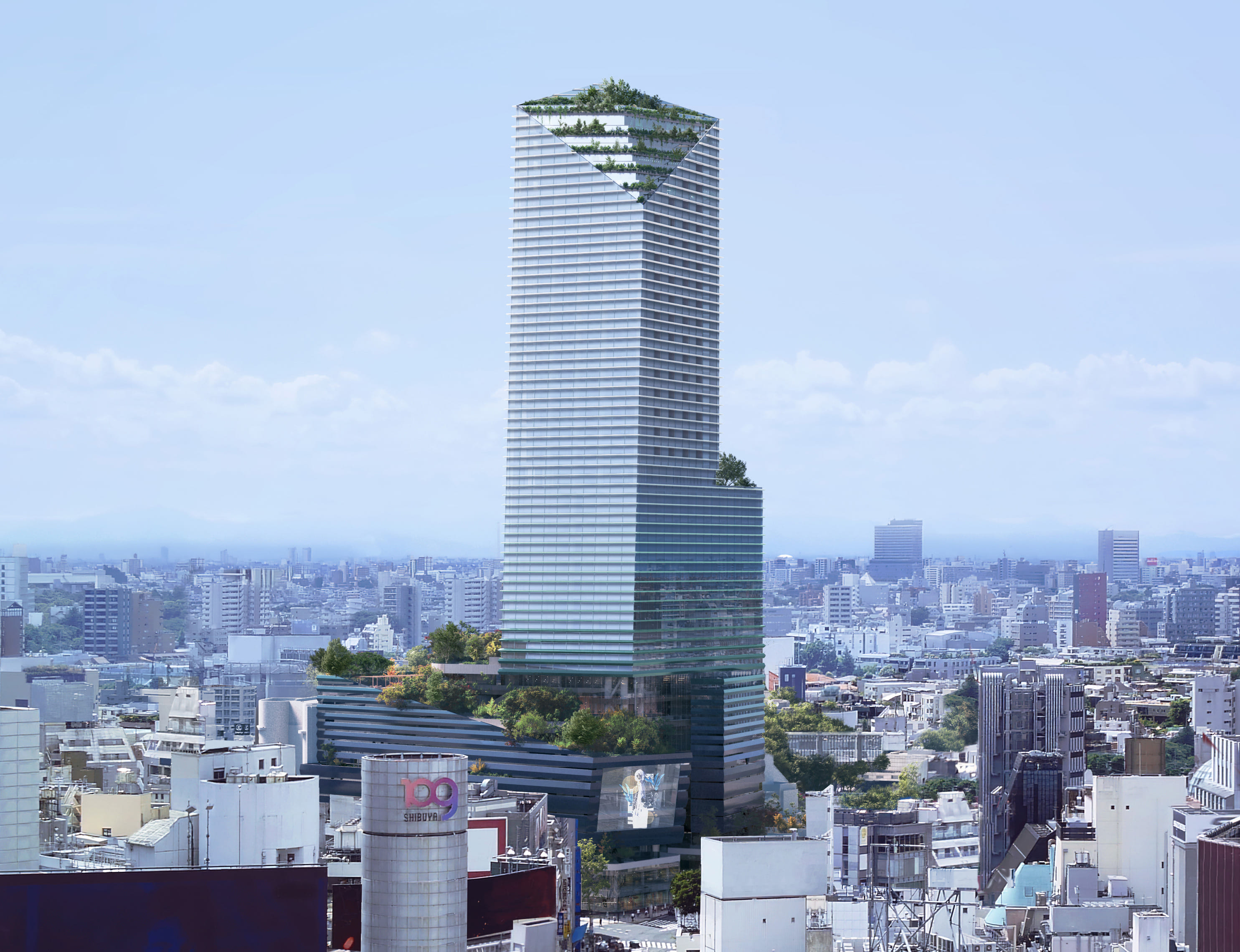 Snøhetta unveils design for massive Shibuya Upper West Project in Tokyo ...
