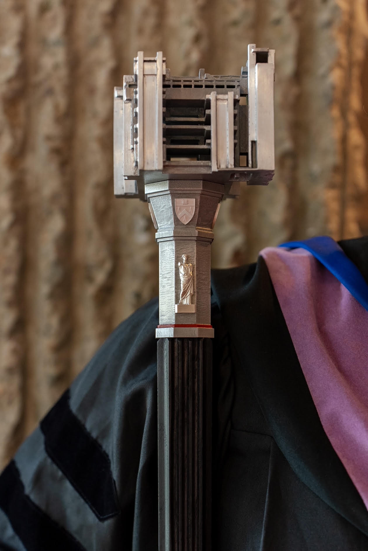 Yale School of Architecture unveils Brutalist-inspired ceremonial mace ...