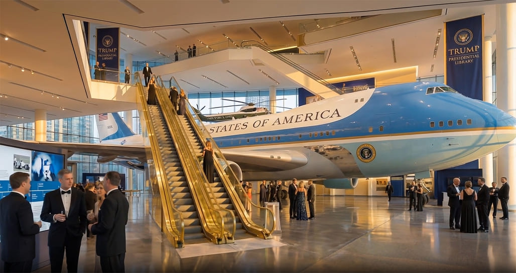 Trump's presidential library concept looks exactly what you think it ...