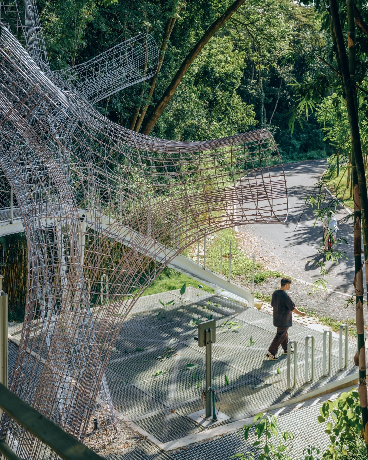 PAO completes cycle rest stop with translucent canopies in rural China ...