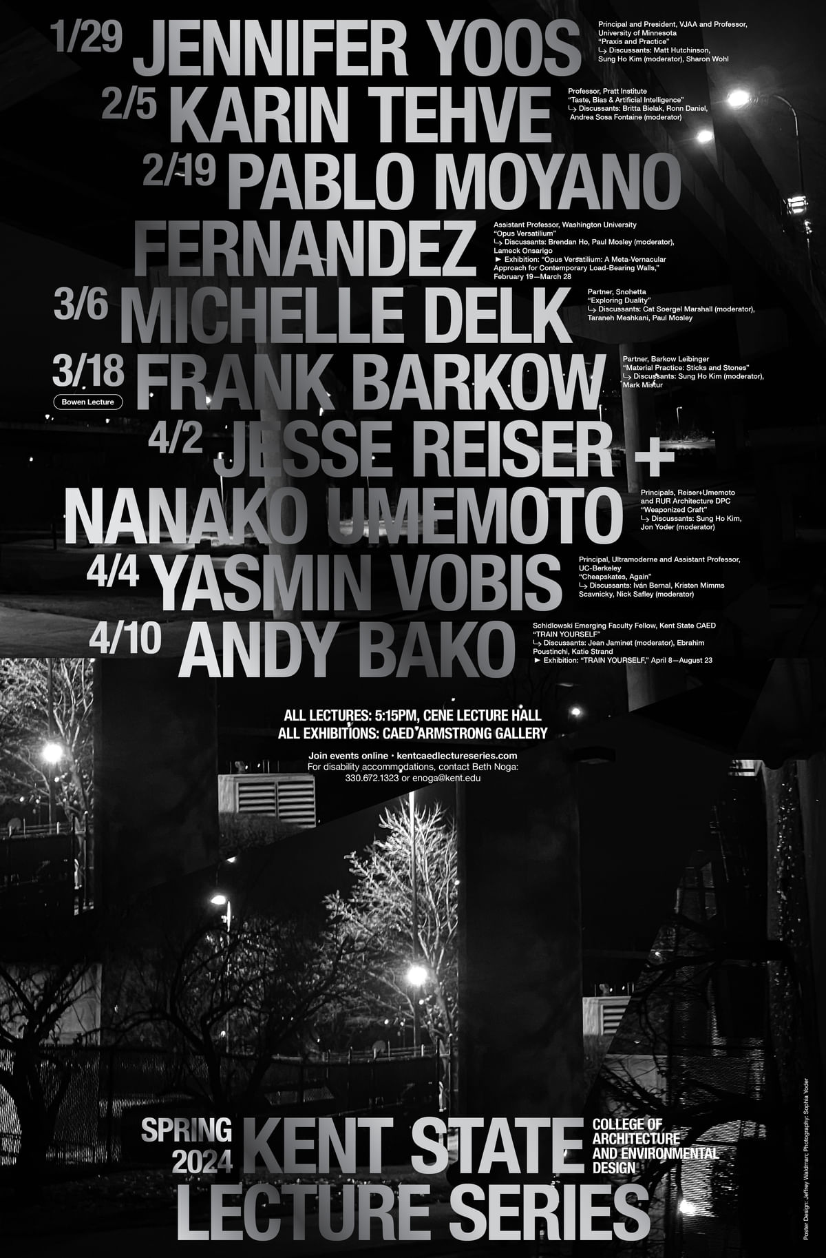 Kent State University College of Architecture and Environmental Design Spring 2024 Lecture ...