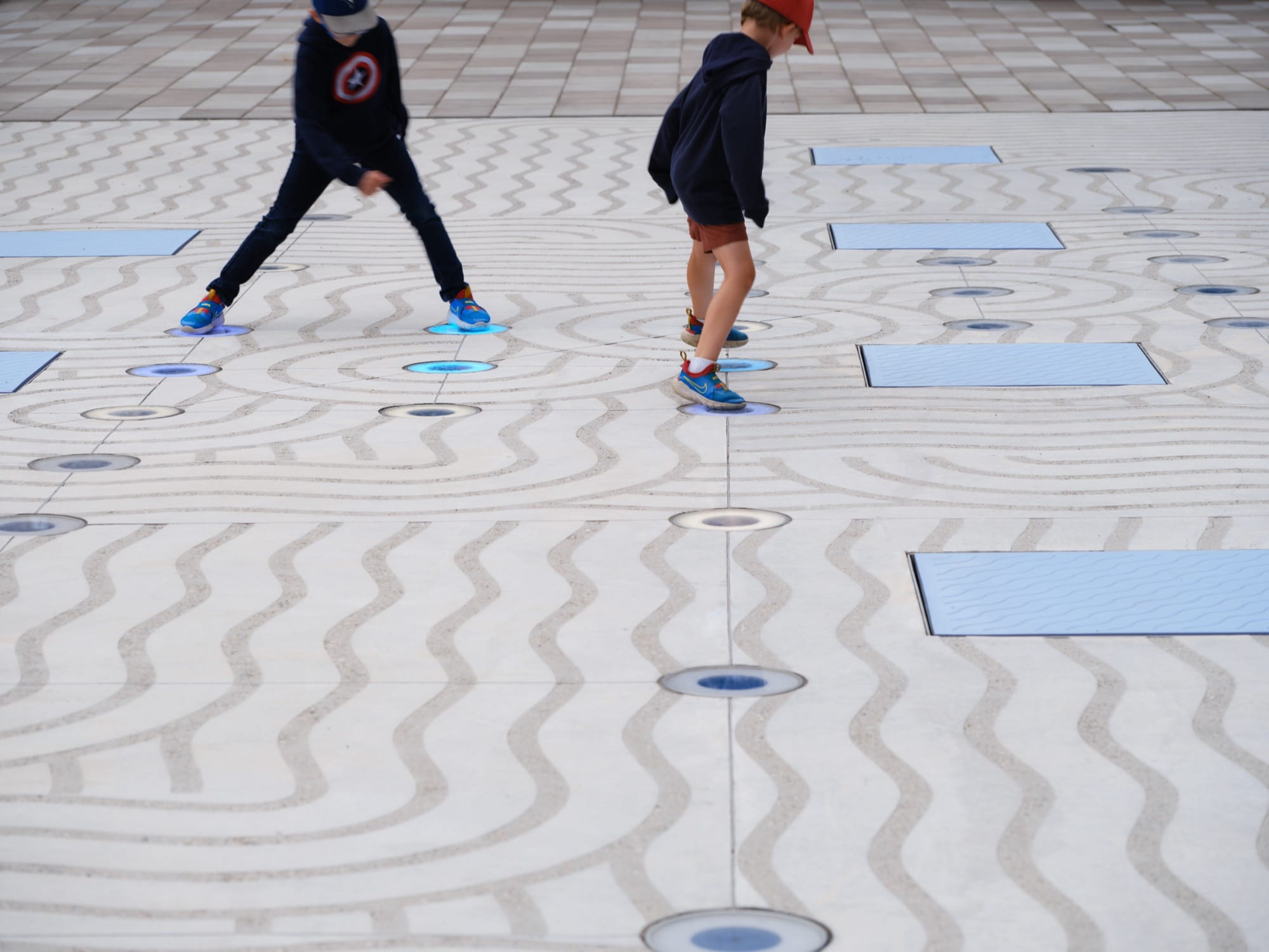 In an Ontario plaza, interactive pavements play music ‘as if by magic ...