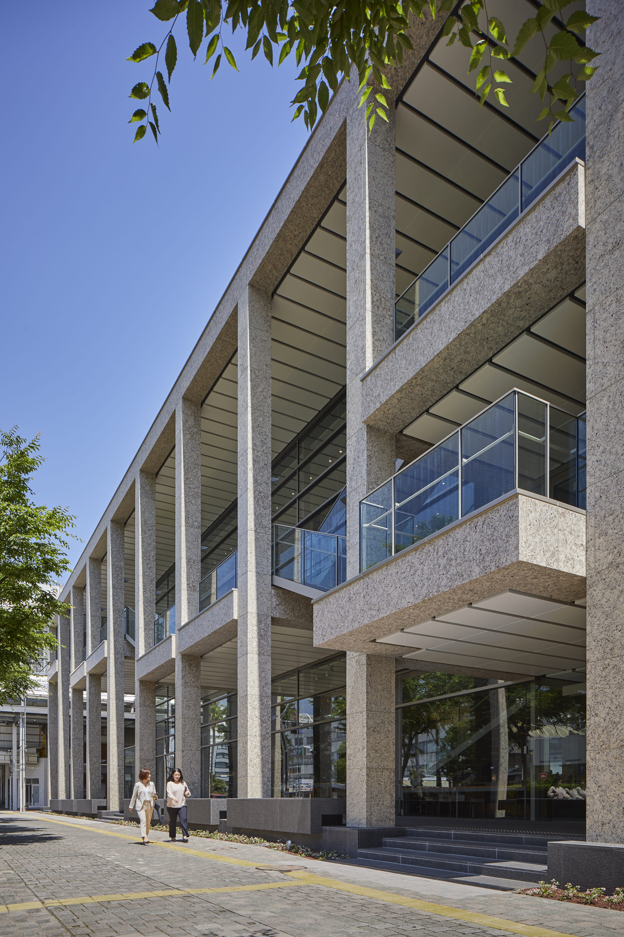 Awa Bank Head Office Sales Department Building, A Bank in a Public ...