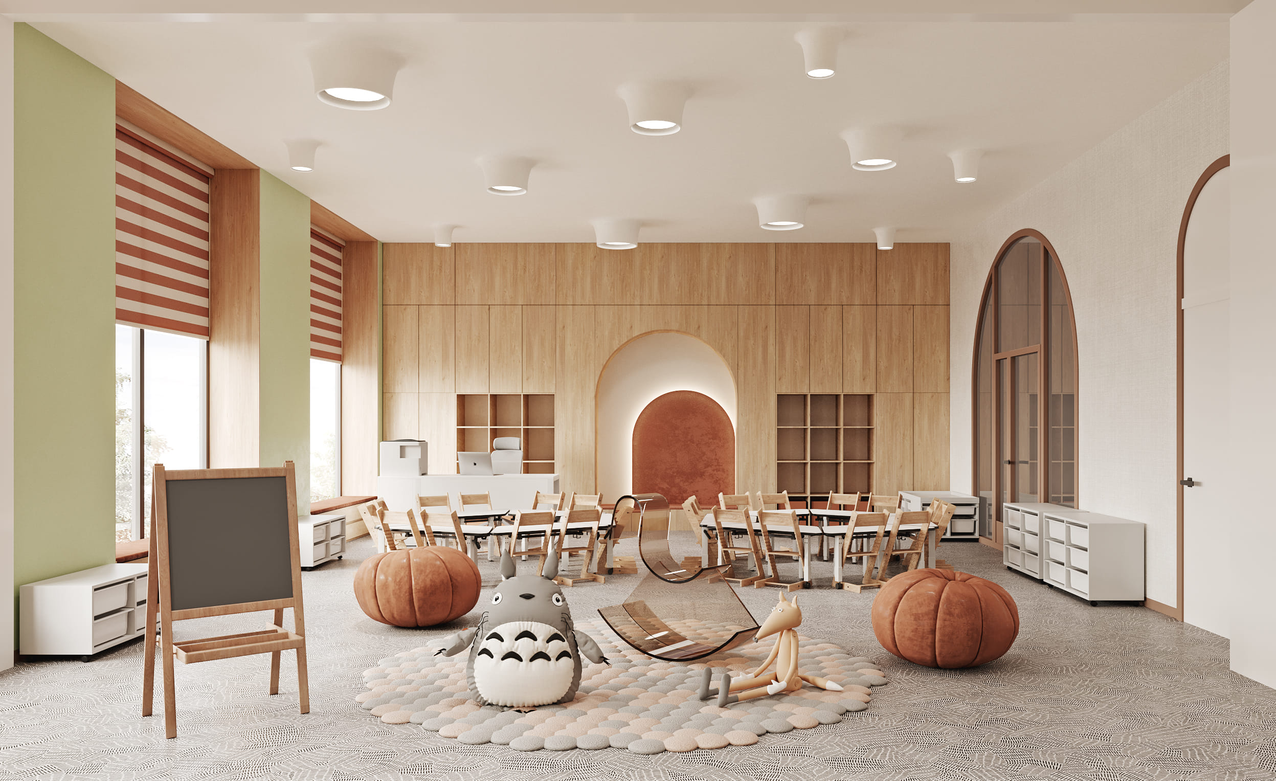Kindergarten on the territory of ZIL in Moscow | Asadov Architectural ...