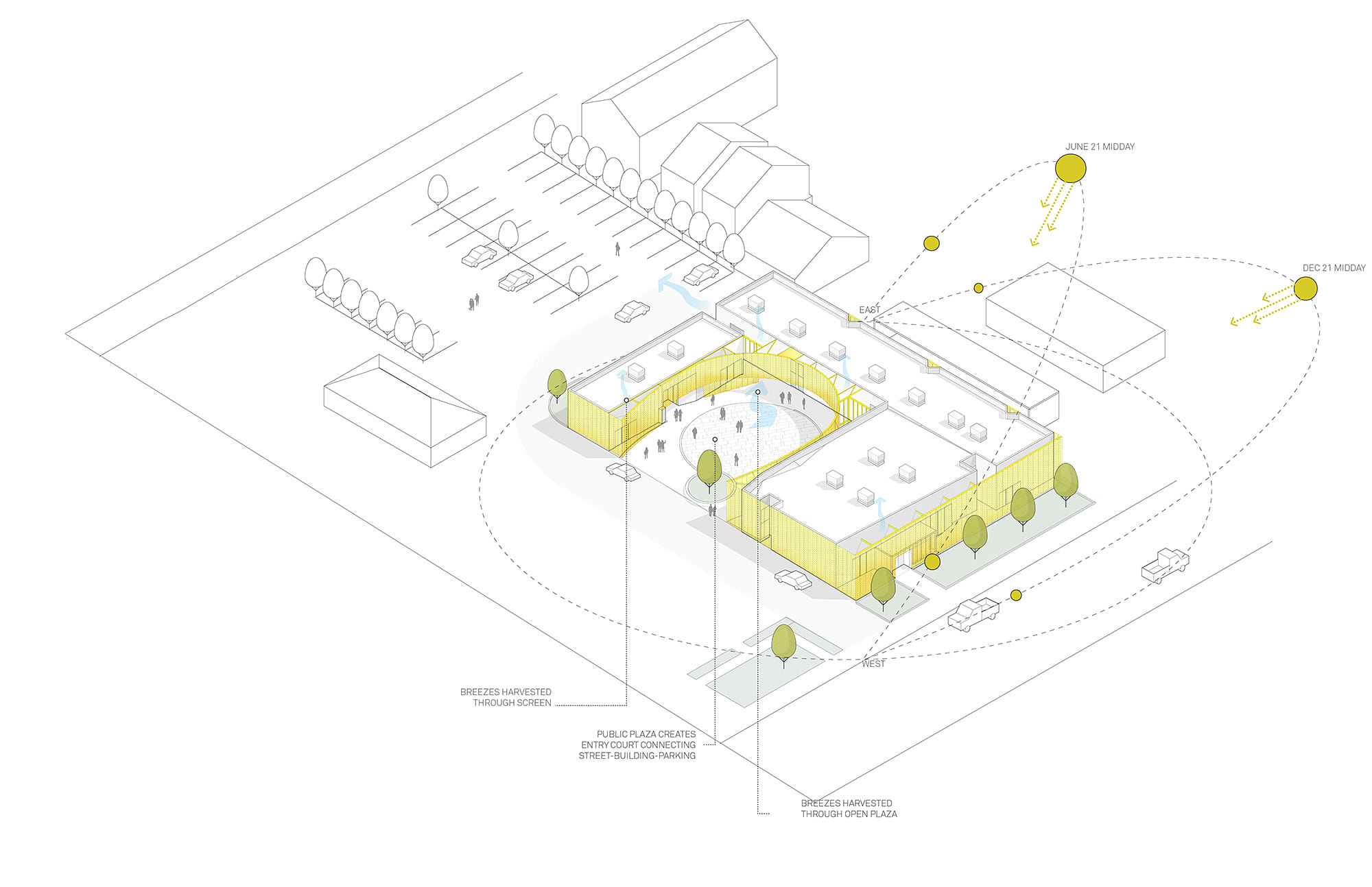 Brooks + Scarpa completes bright yellow campus building for South Los ...