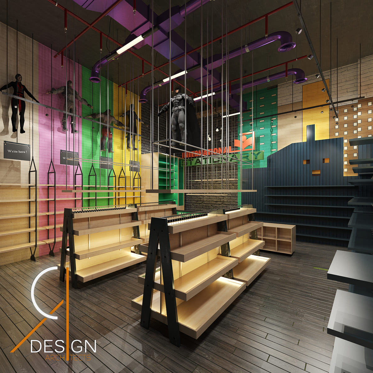 INTERNATIONAL STATIONARY (Maxim Mall New Cairo) | ramy mohamed | Archinect
