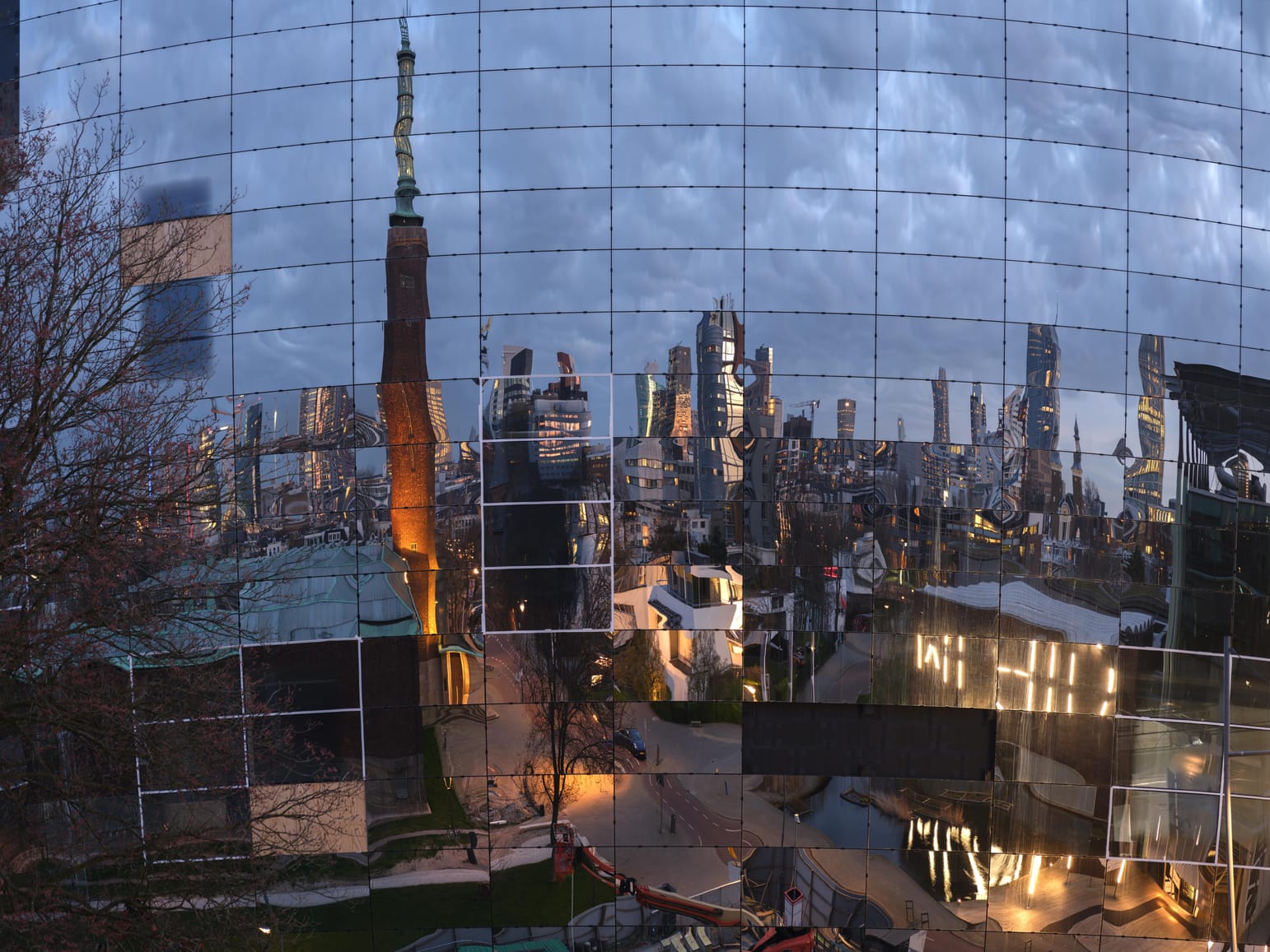 MVRDV completes mirror-clad art depot in Rotterdam | News | Archinect