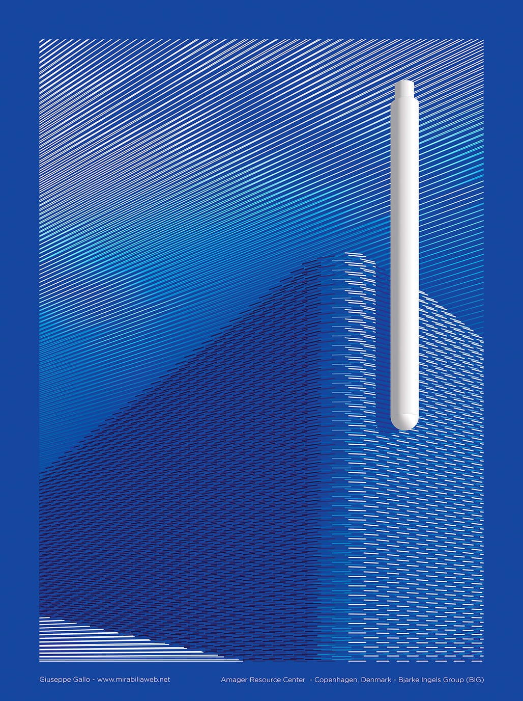 9 graphic posters inspired by Bjarke Ingels Group projects and syntax ...
