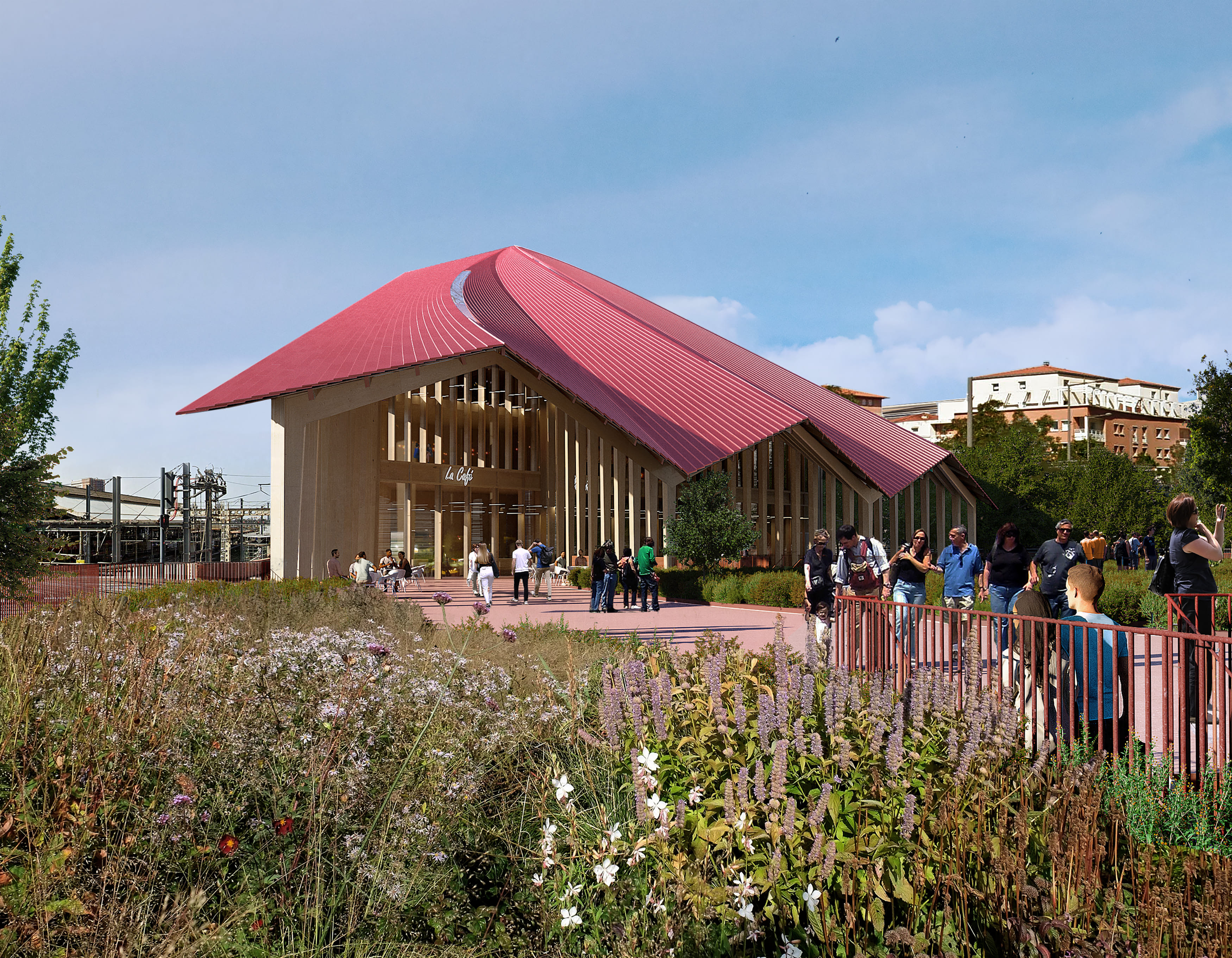 BIG unveils mass timber transit hub design for Toulouse | News | Archinect