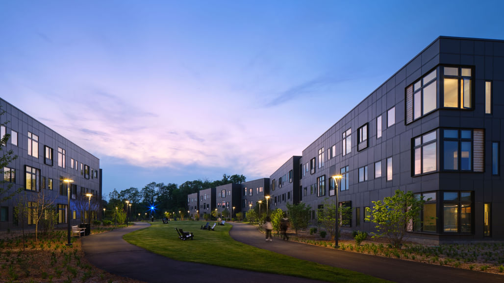 Mithun debuts passive house student apartment design at Princeton ...