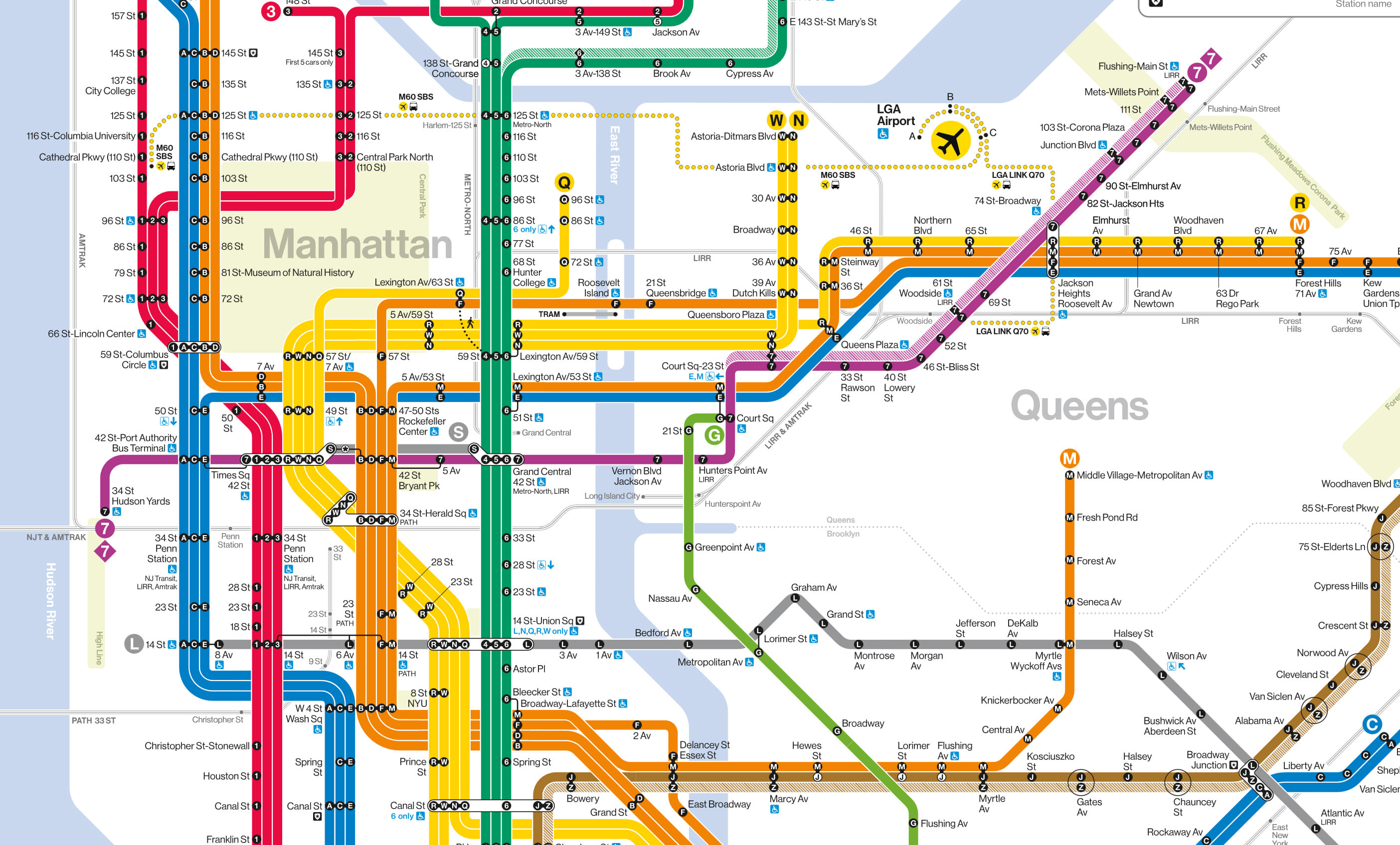 MTA debuts new retro-inspired NYC subway map | News | Archinect
