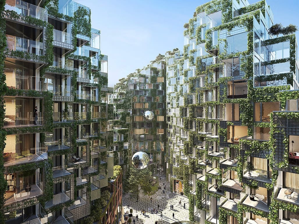 BIG marks progress on Habitat 67-inspired KING Toronto development ...