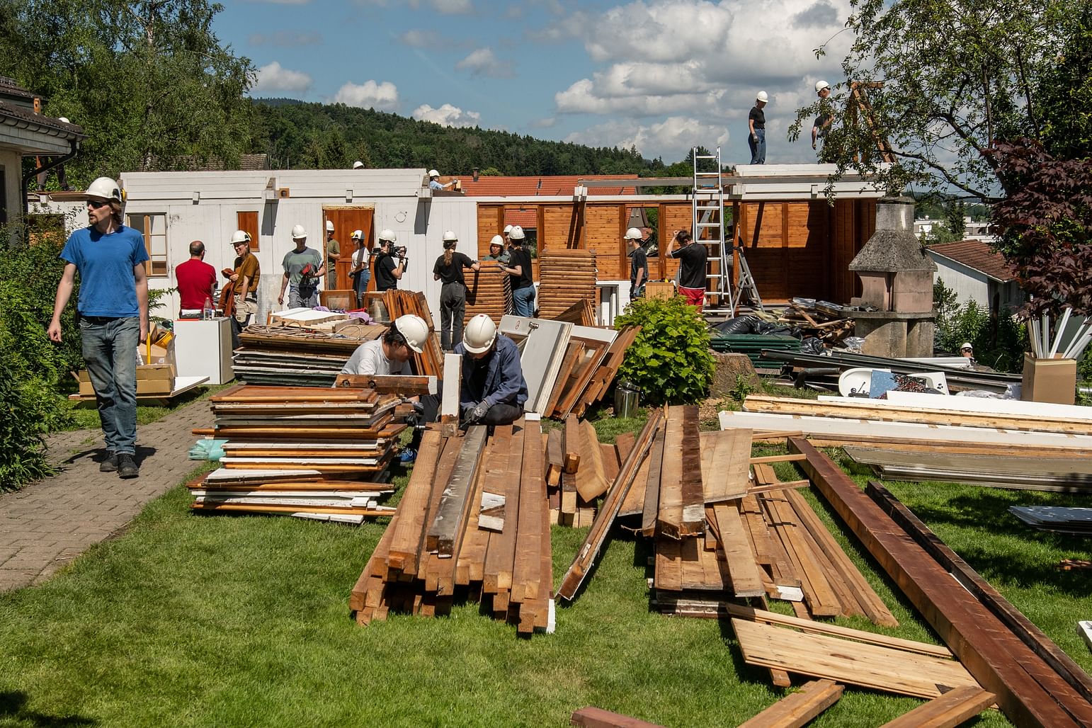 ETH Zurich students construct timber dome entirely from waste materials ... ETH Zurich students construct timber dome entirely from waste materials ...
