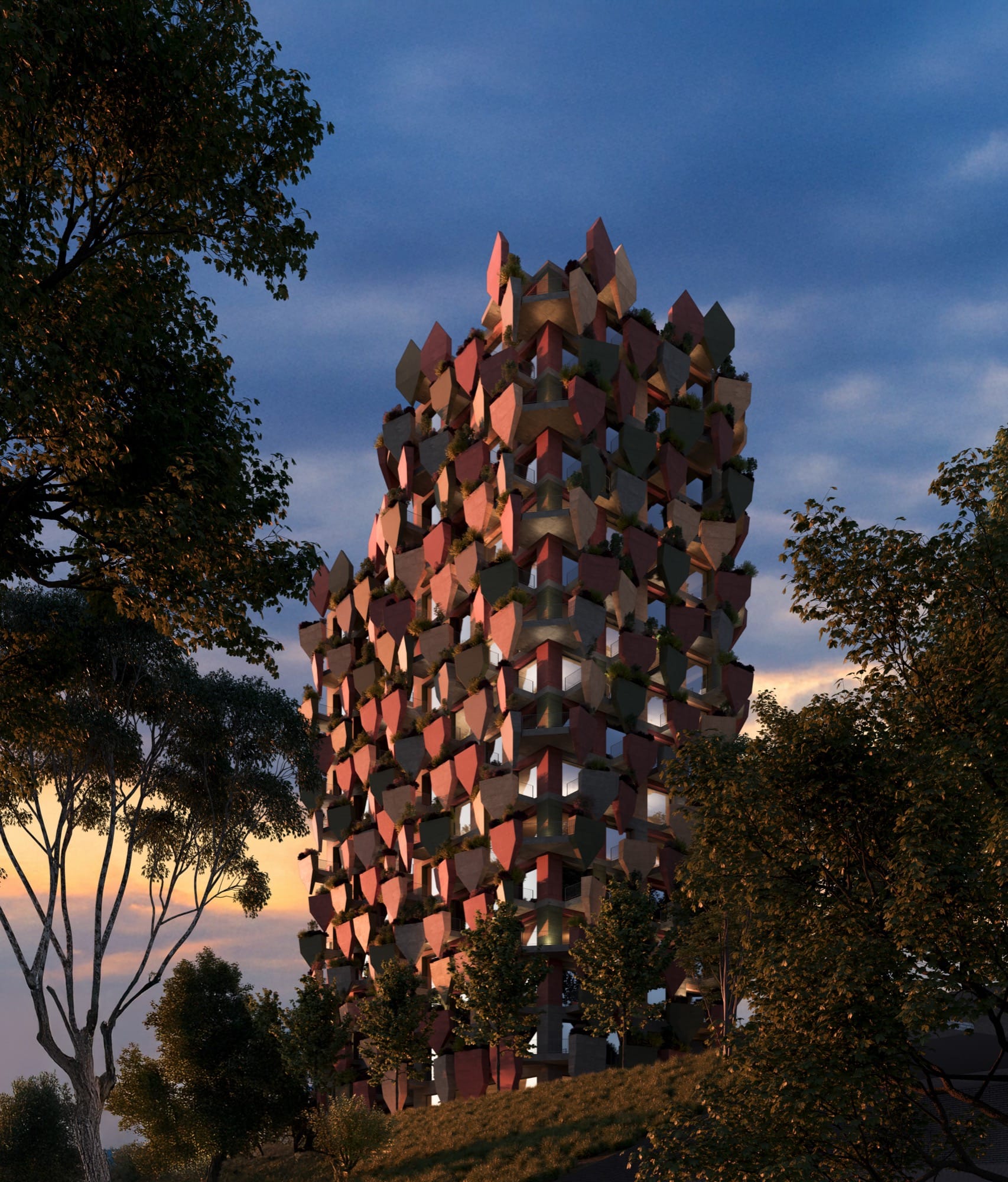 In Albania, a tower by Davide Macullo Architects plays with topography ...
