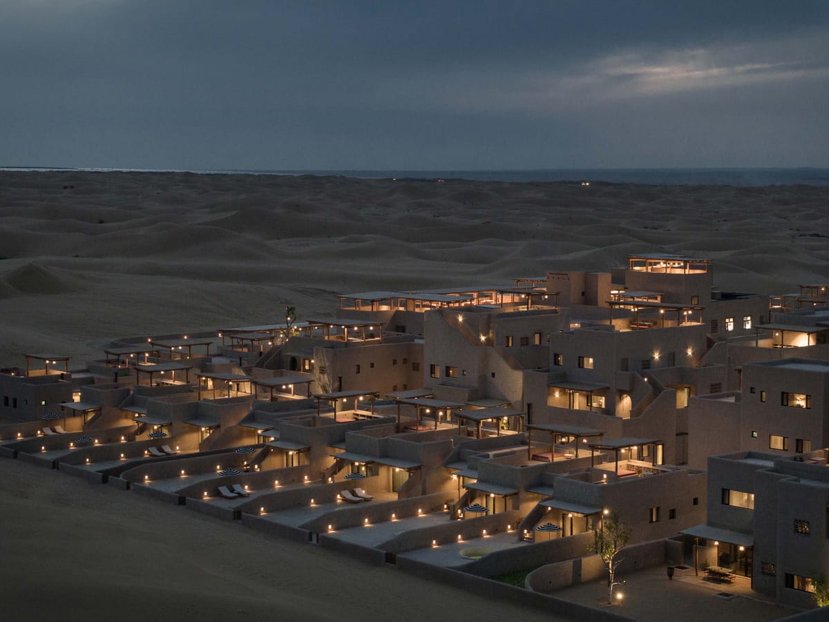 Creating a Desert Sanctuary, Reviving the Silk Road | Tengol | Archinect