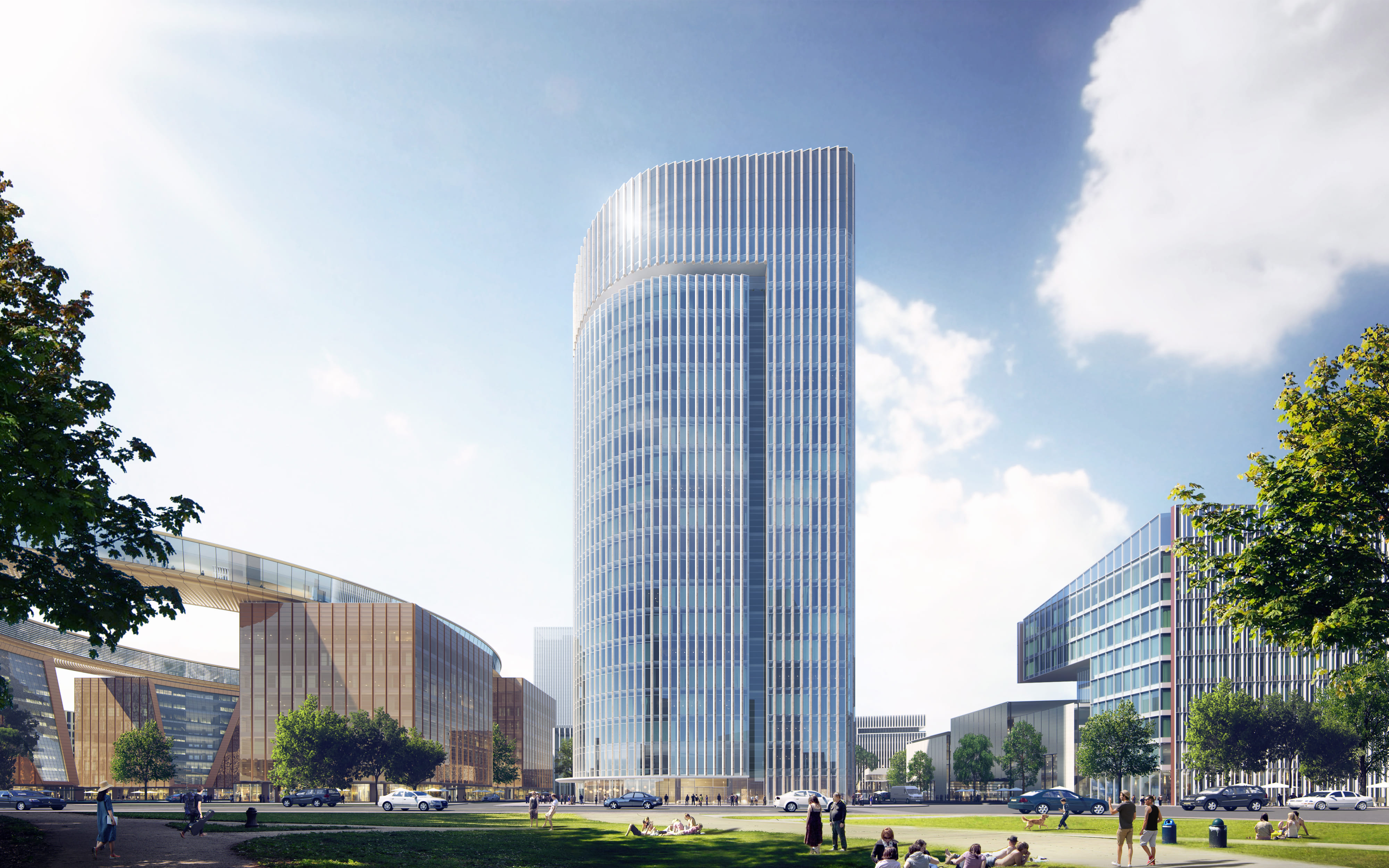 Ennead Architects reveal their vision for a symbolic new free trade zone in Shanghai | News ...