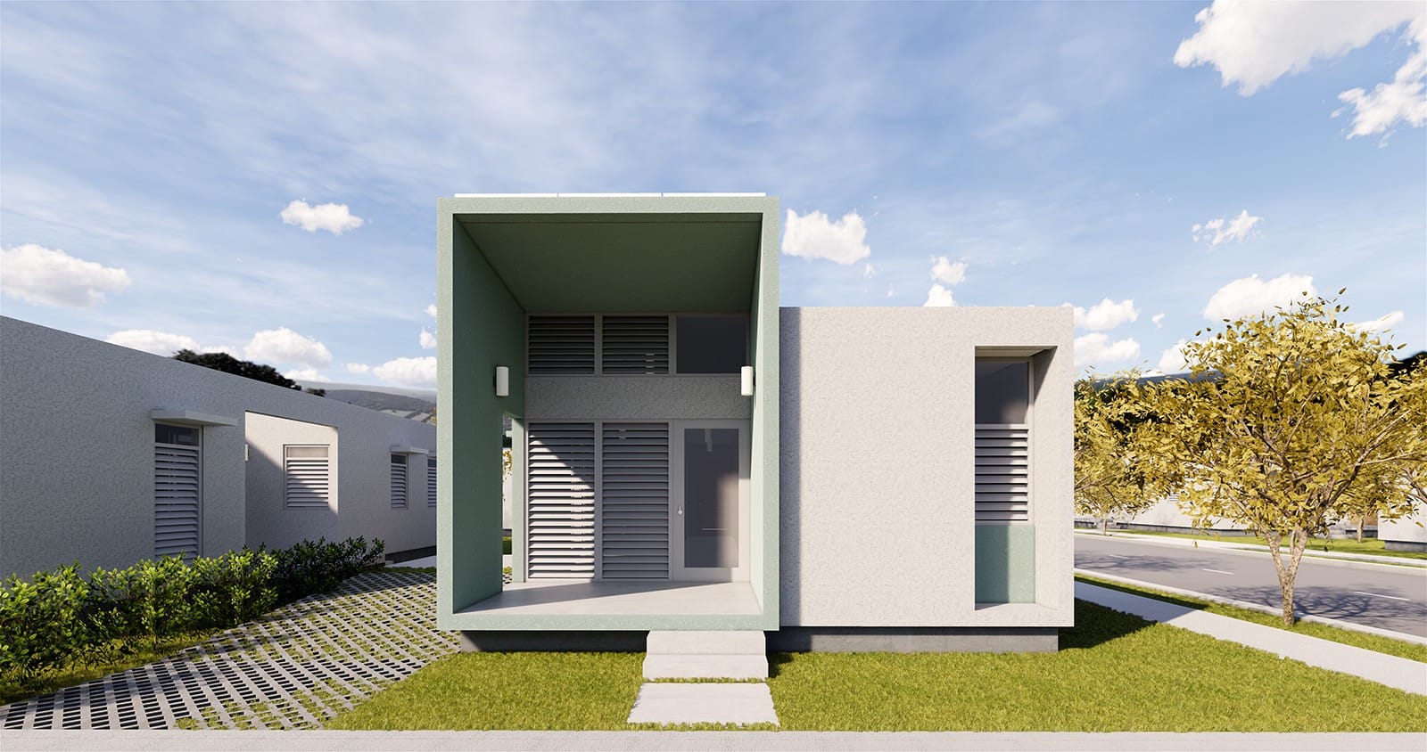 Resilient housing prototypes designed by Marvel Architects utilized a ...