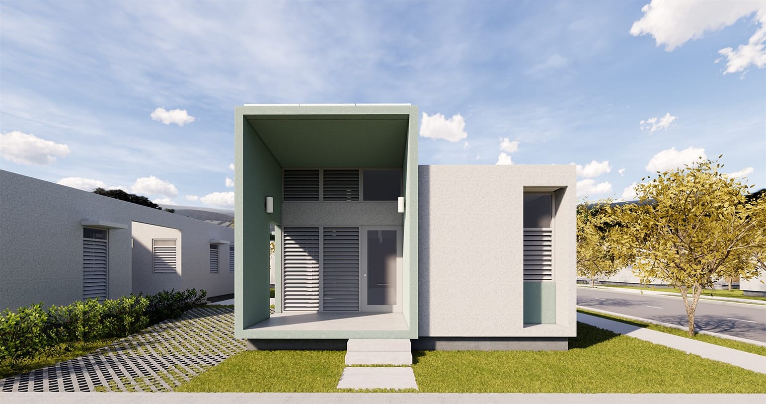 Resilient housing prototypes designed by Marvel Architects utilized a ...